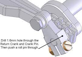 Roundhouse Return Crank with bolt