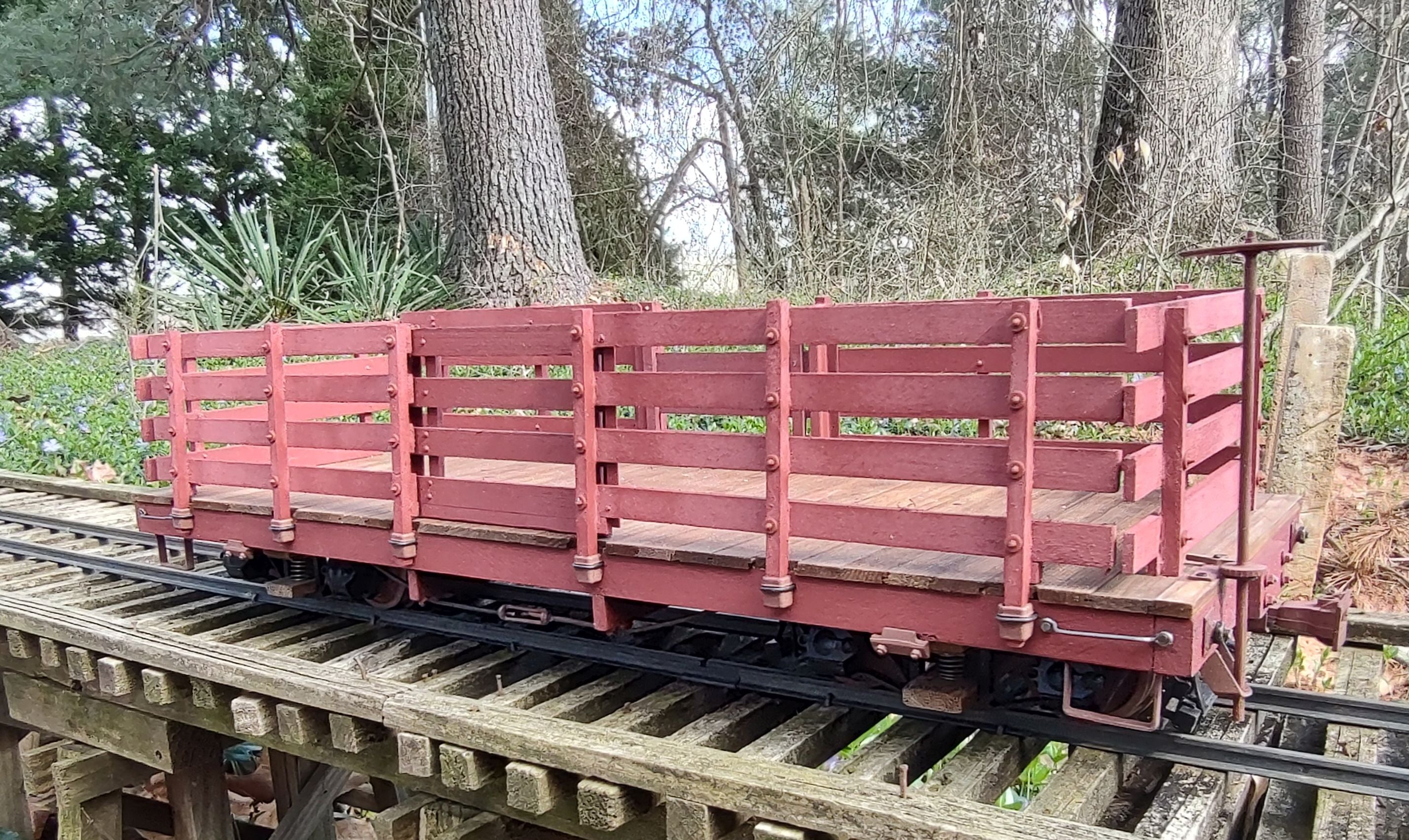 7/8ths scale bunk car